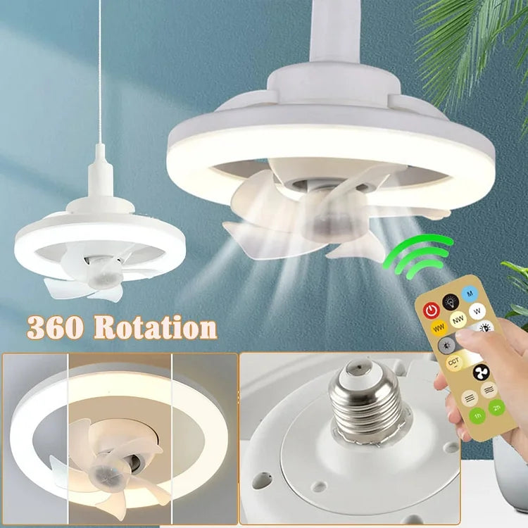 【🔥LAST DAY SALE】LED Bulb Fan Light – CraftyUplift