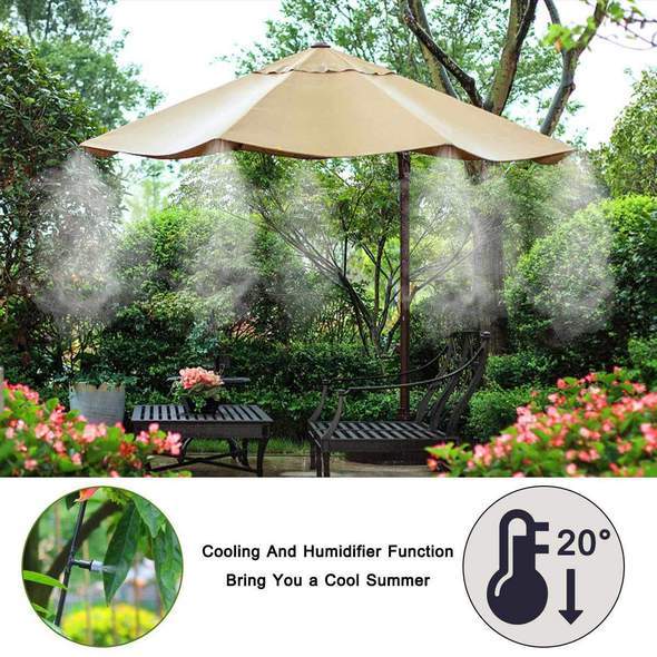 Adjustable Garden Mist Cooling System - 5M/10M/25M – CraftyUplift