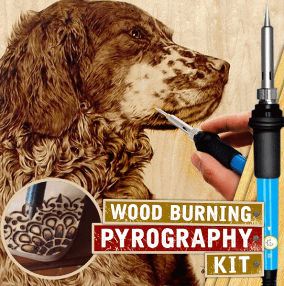 【LAST DAY SALE】Wood Burning Pyrography Kit (28pcs) – CraftyUplift