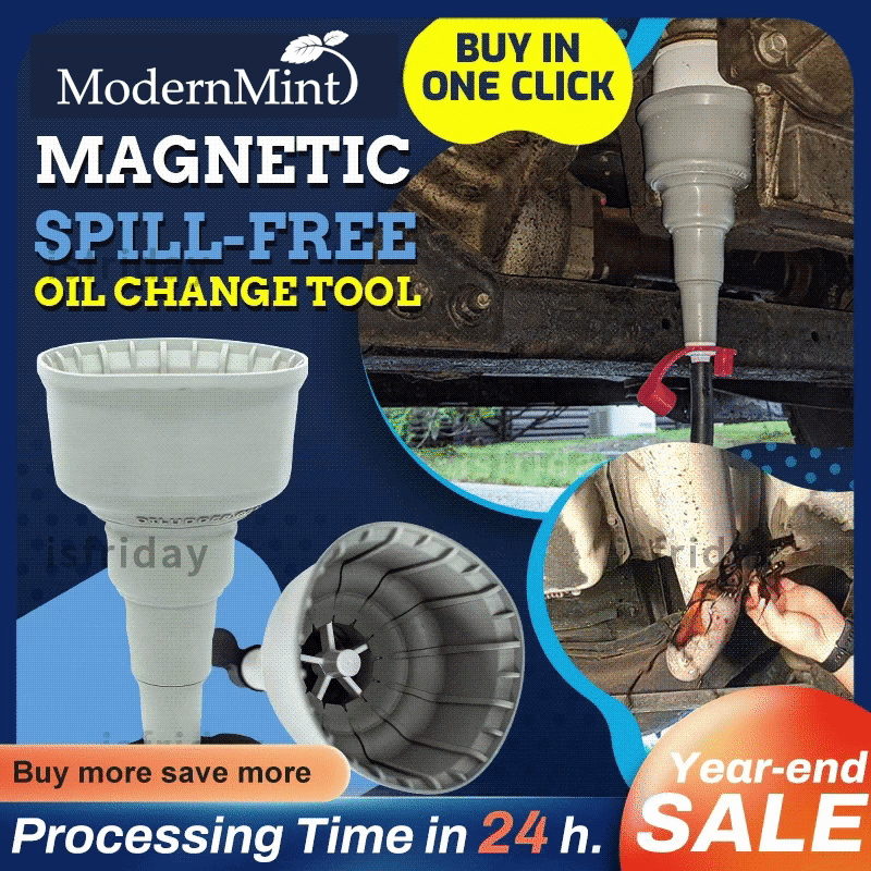 Modern Mint® Magnetic Spill-Free Oil Change Tool – CraftyUplift